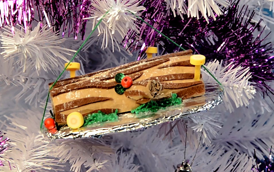 Yule Log Ornament DIY – Kid Made Modern