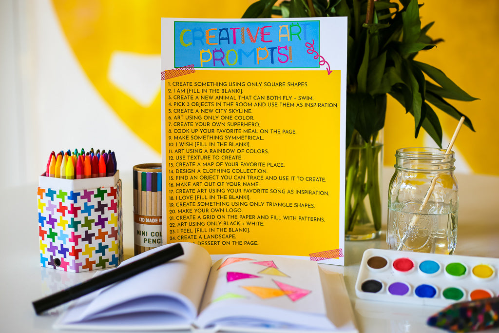 Creative Art Prompt Journal for Kids | Kid Made Modern