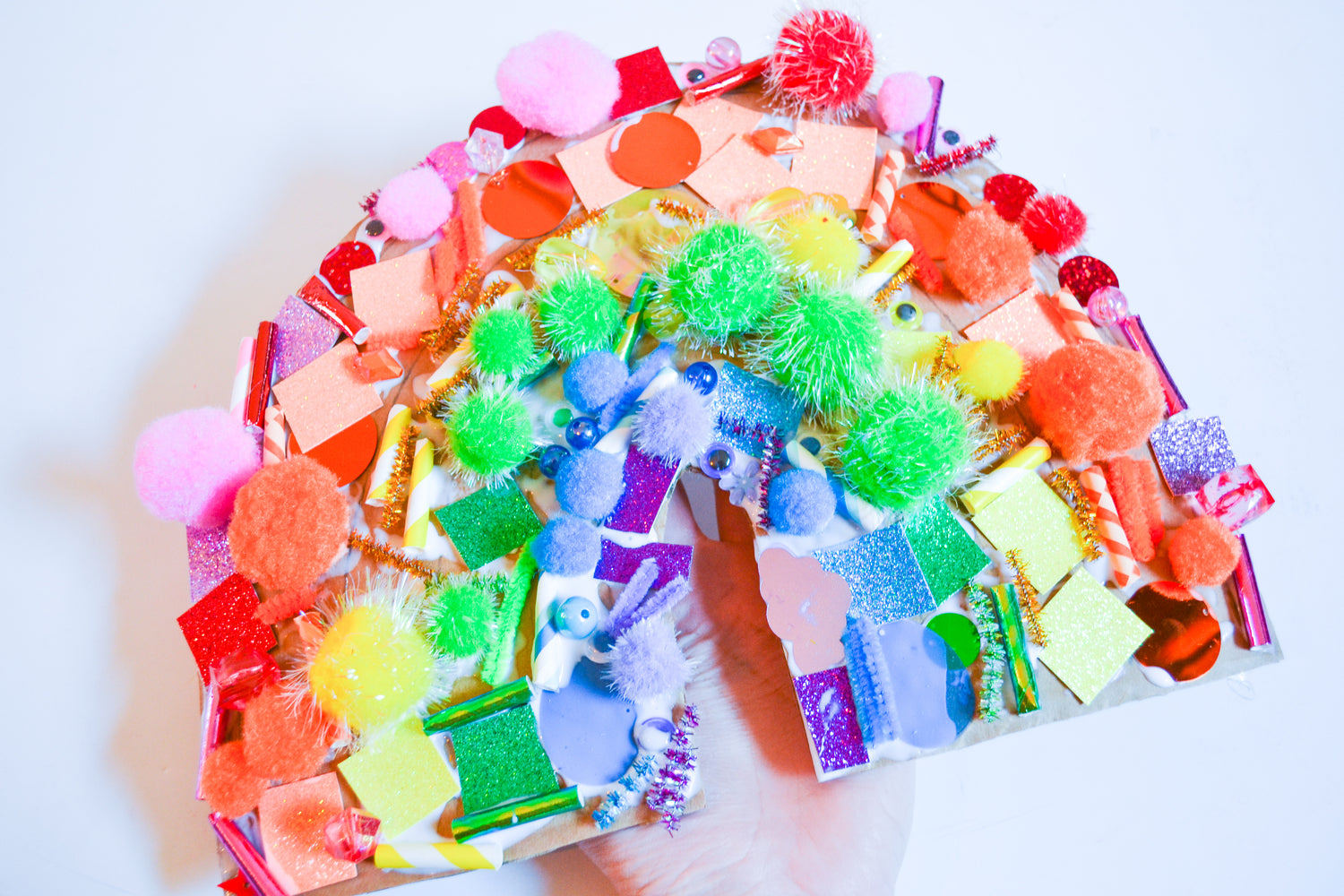 Upcycled Cardboard Rainbow – Kid Made Modern