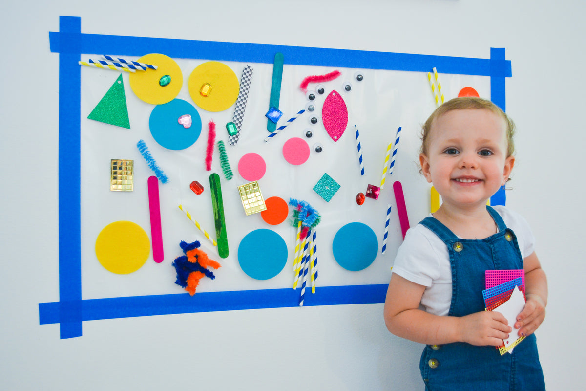 Sticky Paper Collage – Kid Made Modern