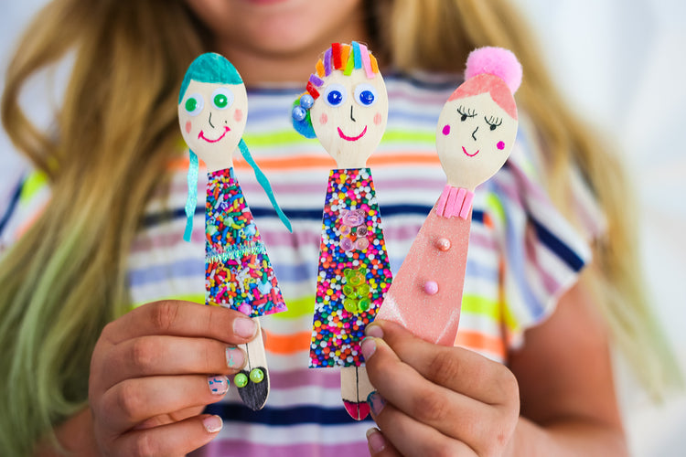 Wooden Spoon Dolls DIY | Kid Made Modern
