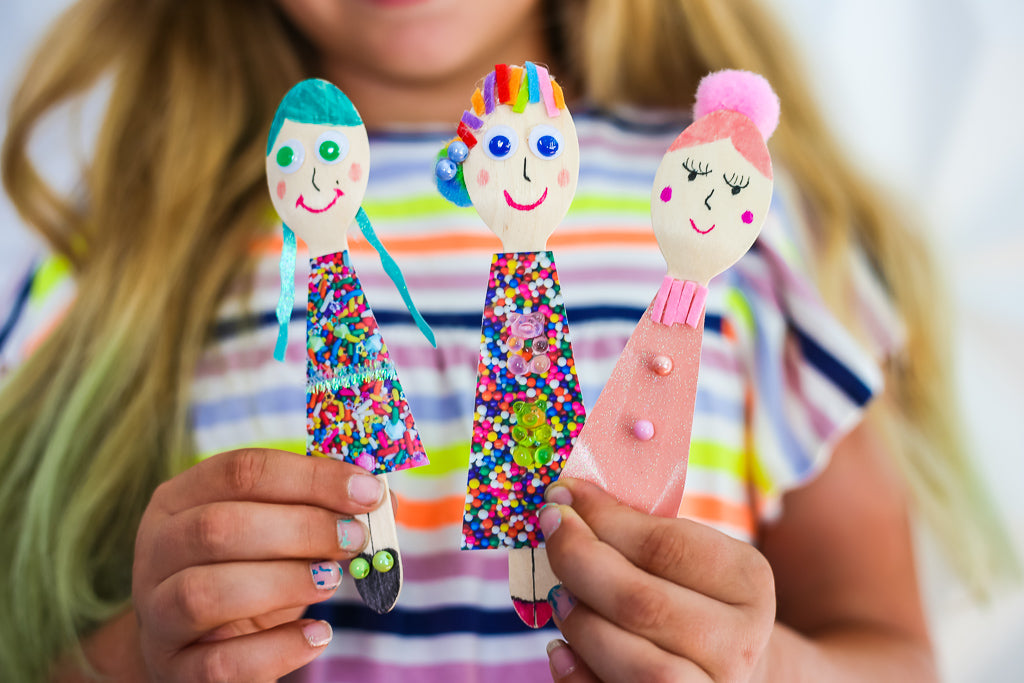 Wooden Spoon Dolls DIY | Kid Made Modern