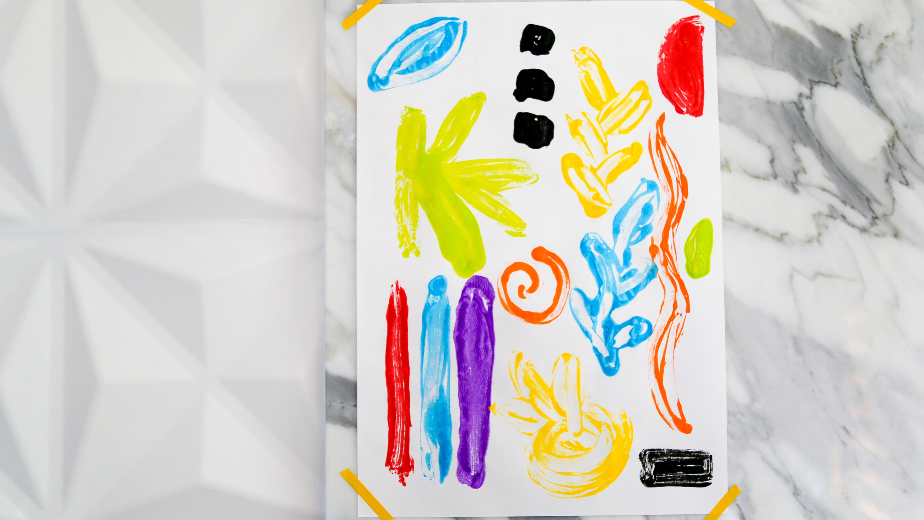 Mono Printing Art Project – Kid Made Modern