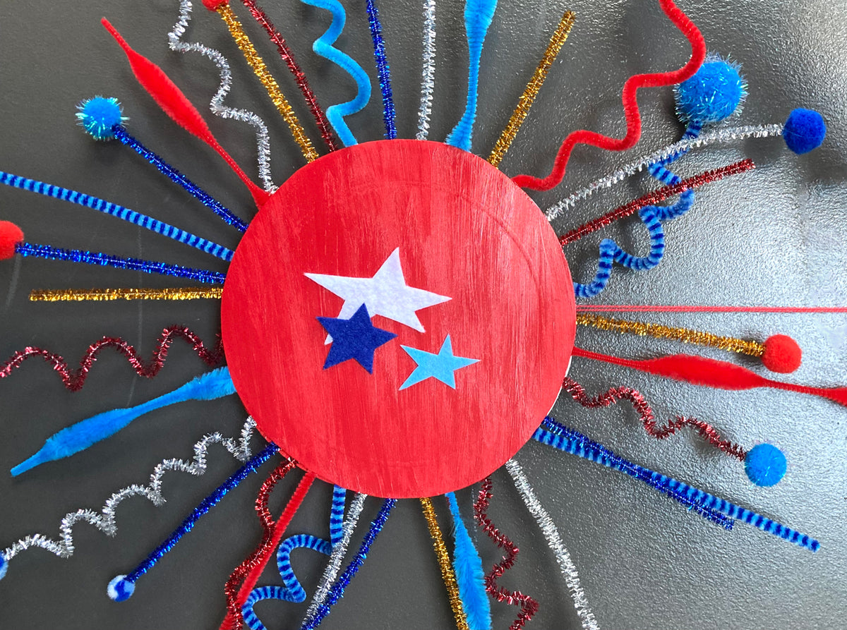 DIY President's Day Wreath | Kid Made Modern