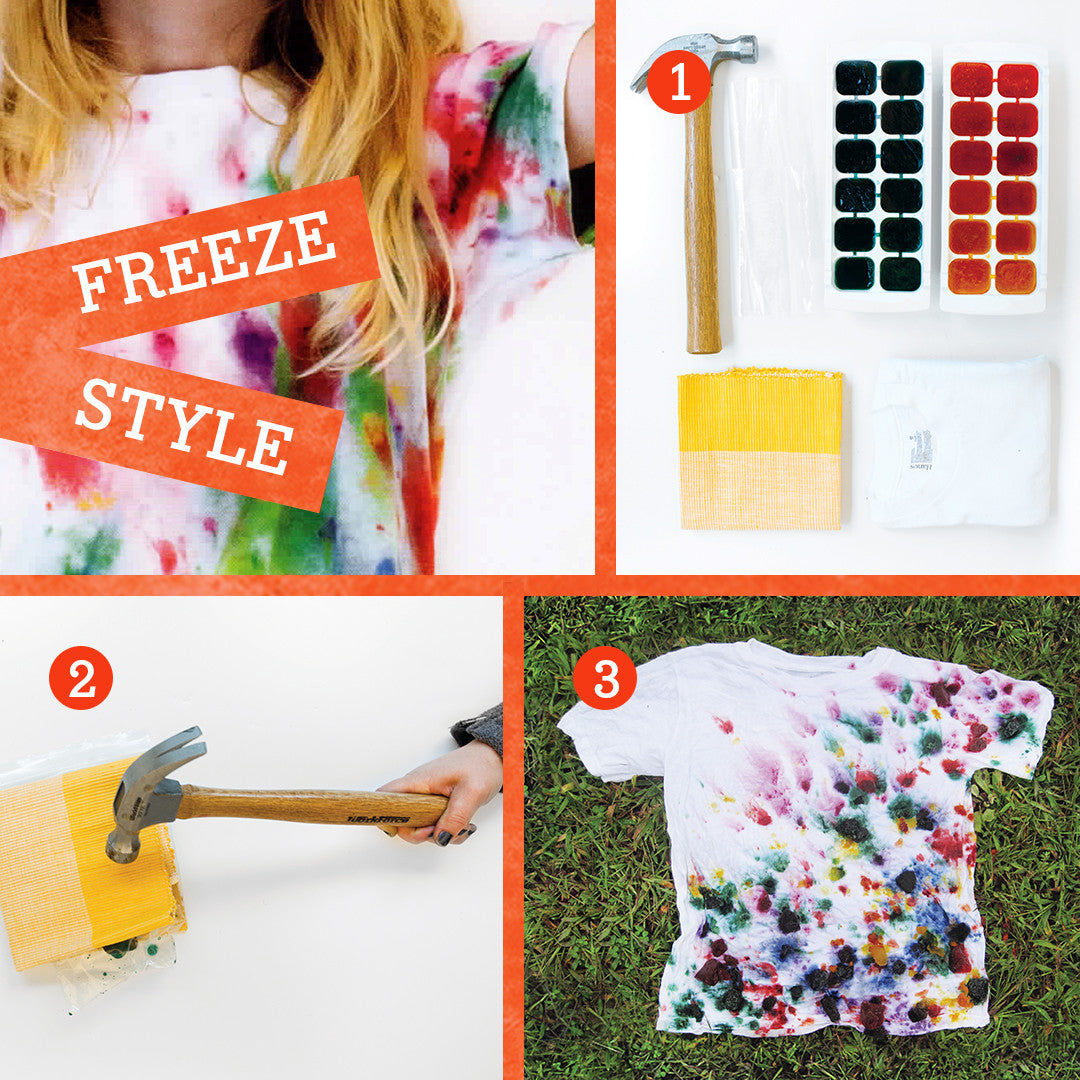 Freeze-Style Tie Dye – Kid Made Modern