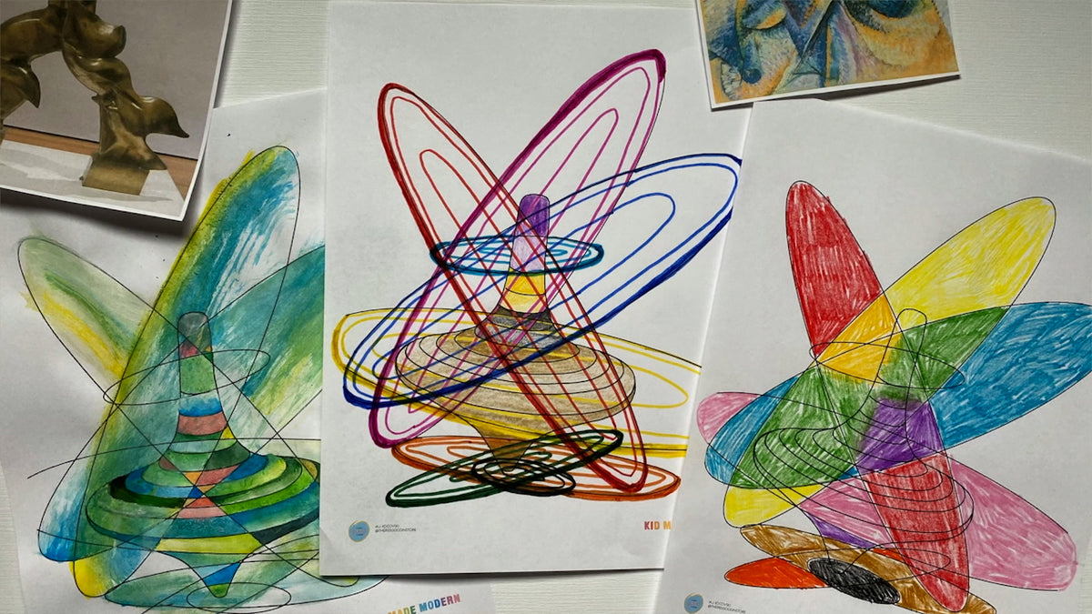 Art Lesson: Futurism with M.J. Kocovski – Kid Made Modern