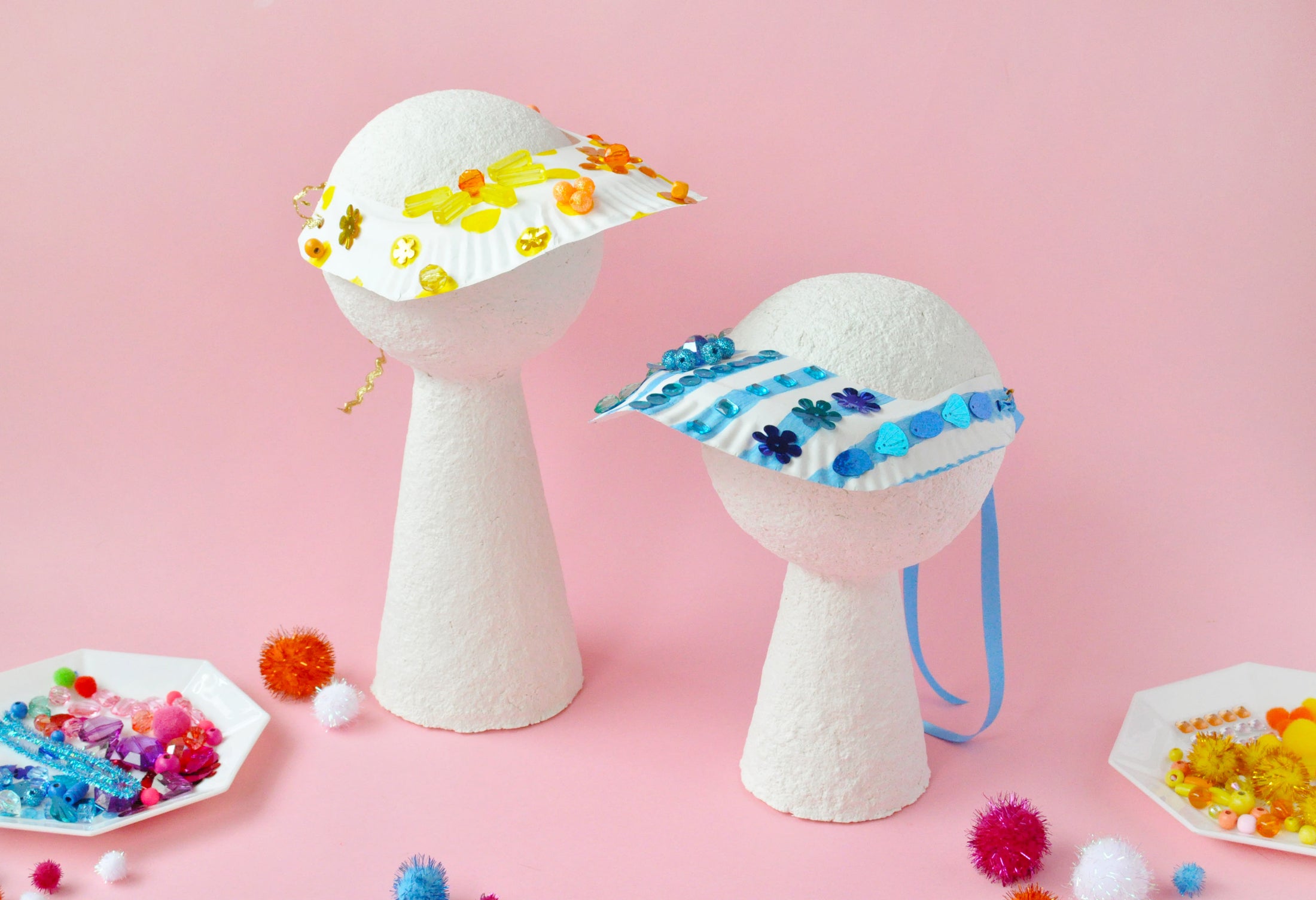 Paper Plate Visors DIY – Kid Made Modern