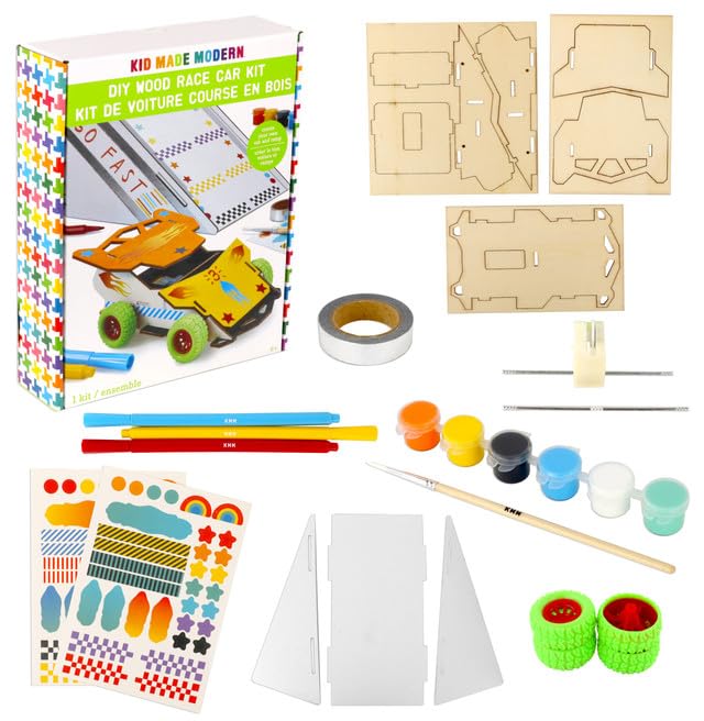 DIY Wood Racecar Kit – Kid Made Modern